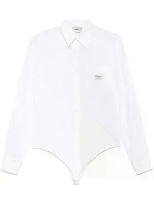 Coperni Shirt-style Bodysuit - White