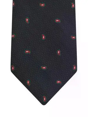 Etro Paisley Jacquard Silk Tie