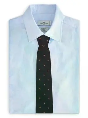 Etro Paisley Jacquard Silk Tie