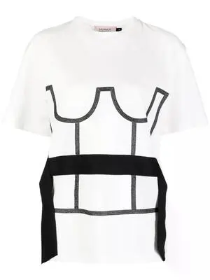 MURMUR Trompe L'oeil Corset T-shirt