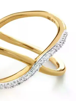 Monica Vinader Riva Diamond Kiss Ring