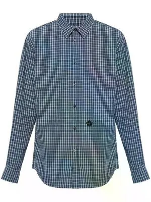 Dsquared2 Logo-patch Plaid Cotton Shirt