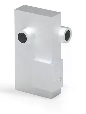 TRANSPARENT Brutalist Speaker - Silver