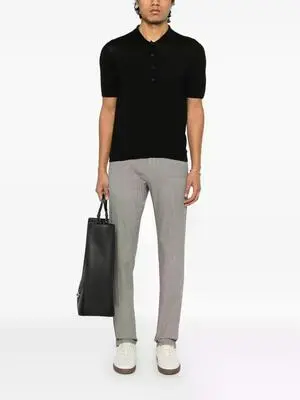 Tagliatore Wiley Polo Shirt - Black