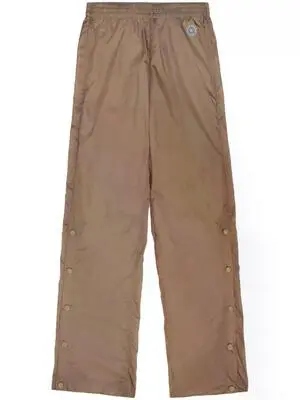 SPORTY & RICH Logo-patch Straight-leg Trousers