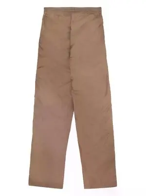 SPORTY & RICH Logo-patch Straight-leg Trousers