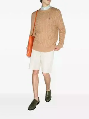 Polo Ralph Lauren Cable Knit Jumper - Brown
