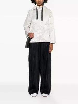 Max Mara Jacket With Drawstring Hood - Neutrals