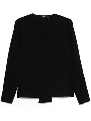 Theory Silk Georgette Blouse