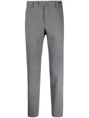 PT TORINO Logo-patch Tailored Trousers - Grey