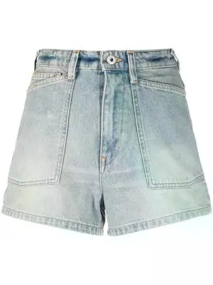 Kenzo High-waisted Denim Shorts