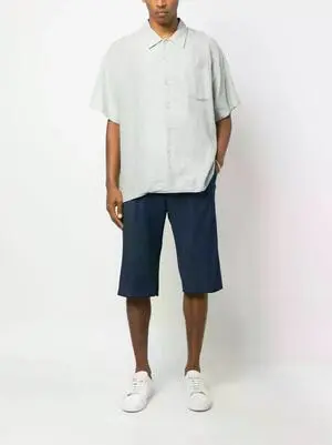 Kiton Elasticated Denim Shorts
