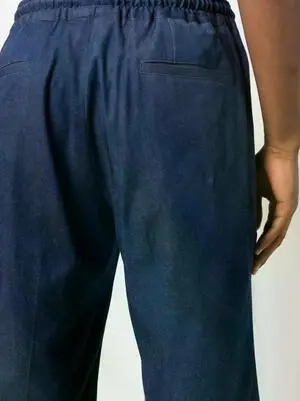 Kiton Elasticated Denim Shorts