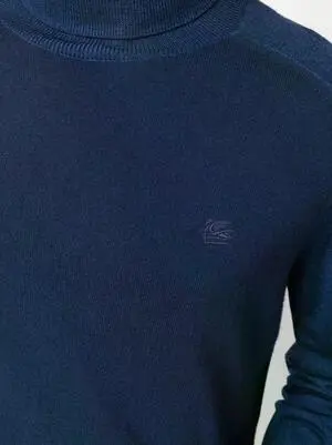 Etro Pegaso-embroidered Roll-neck Jumper