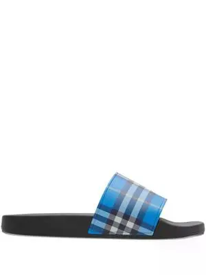 Burberry Checked Slides