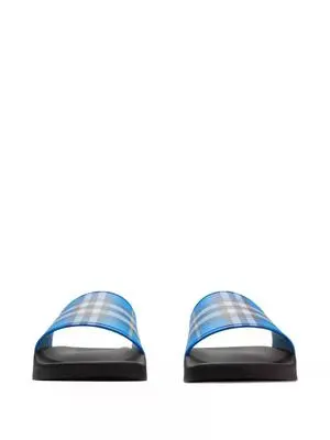 Burberry Checked Slides