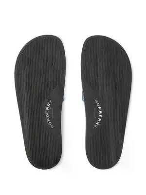 Burberry Checked Slides