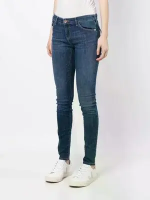 Emporio Armani Embroidered-logo Jeans