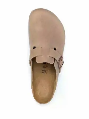 BIRKENSTOCK Buckled Leather Loafers