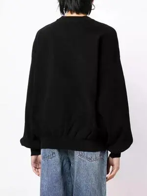 Alexander Wang Logo-embroidered Ribbed Sweater