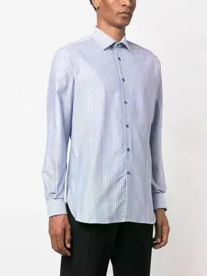 Pal Zileri Pinstripe Cotton Shirt