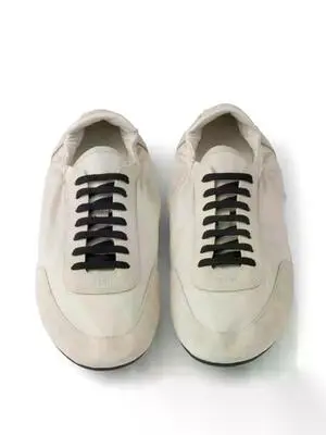 Prada Re-nylon And Suede Elasticized Sneakers - Neutrals