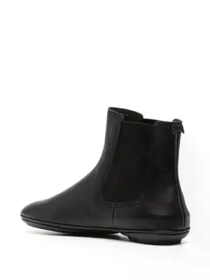 Camper Right Nina Leather Ankle Boots - Black
