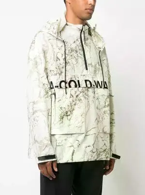 A-COLD-WALL* Marble-print Zip-up Jacket