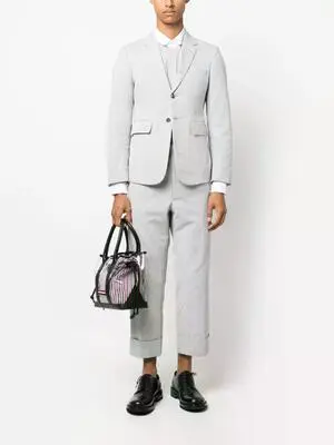 Thom Browne Stripe-print Seersucker Cotton Blazer