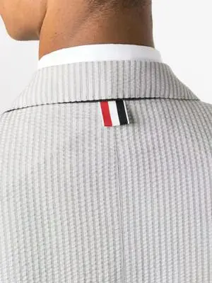 Thom Browne Stripe-print Seersucker Cotton Blazer