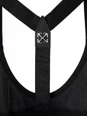 Off-White Logo-appliqué Racerbank Tank Top