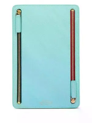 Smythson Leather Pouch - Blue