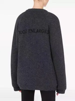 Moschino Virgin Wool V-neck Cardigan