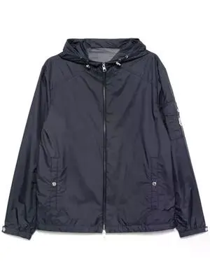 Moncler Etiache Hooded Rain Jacket - Blue