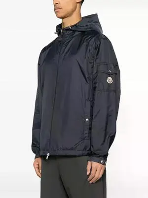 Moncler Etiache Hooded Rain Jacket - Blue