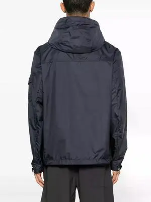 Moncler Etiache Hooded Rain Jacket - Blue