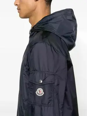 Moncler Etiache Hooded Rain Jacket - Blue