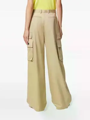 Versace High-waist Wide-leg Trousers