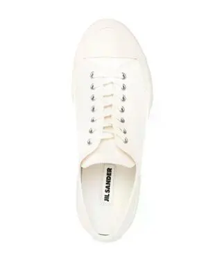 JIL SANDER Lace-up Low-top Sneakers - Neutrals