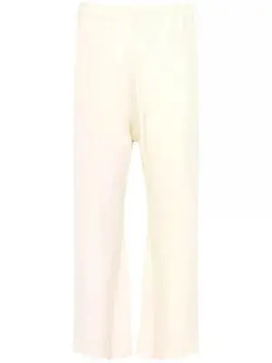 MAISON MARGIELA Four-stitch Logo Track Pants - Neutrals