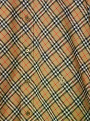 Burberry Check-pattern Cotton Shirt