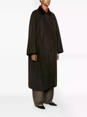 TOTEME Waxed Organic Cotton Country Coat - Brown