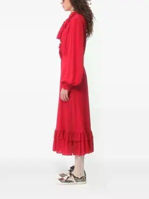 Valentino Garavani Georgette Midi Dress