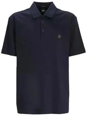 BOSS Logo-patch Polo Shirt