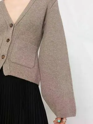 Khaite The Scarlet Cashmere Cardigan - Neutrals