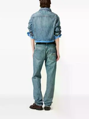 Miu Miu Straight-leg Jeans - Blue