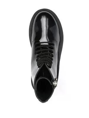 Palm Angels Logo-print Lace-up Boots