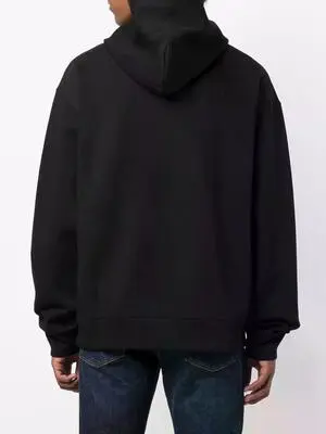 Dolce & Gabbana Embroidered Cotton-blend Hoodie - Black