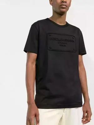 Dolce & Gabbana Logo-embossed Cotton T-shirt