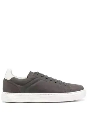 Brunello Cucinelli Nubuck Leather Low-top Sneakers
